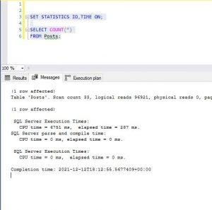 DavidTovee.com - SQL Server - Counting the rows in a table
